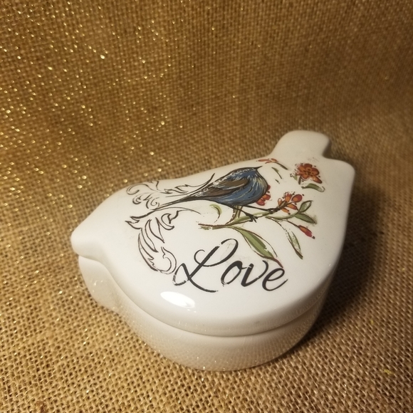 Accents | Bird Ceramic Trinket Box | Poshmark